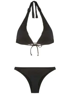 AMIR SLAMA Halterneck Bikini Set - Black