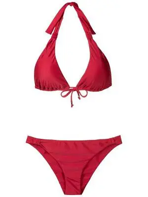 AMIR SLAMA Halterneck Bikini Set - Red