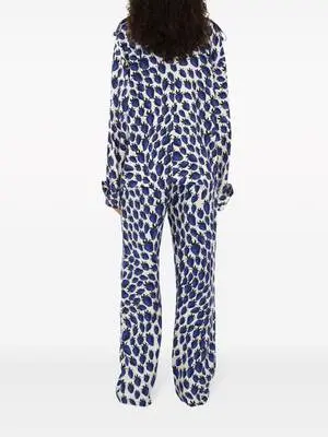 Burberry Strawberry Print Straight Trousers