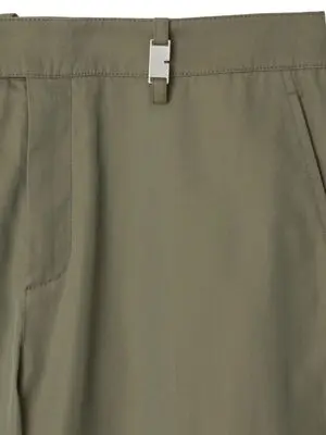 Burberry Straight-leg Cotton Trousers
