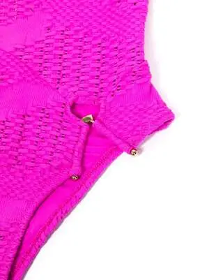 AMIR SLAMA Open-knit Bandeau One-piece