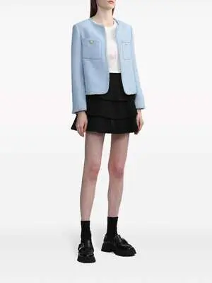 B+AB Braided-trim Tweed Jacket