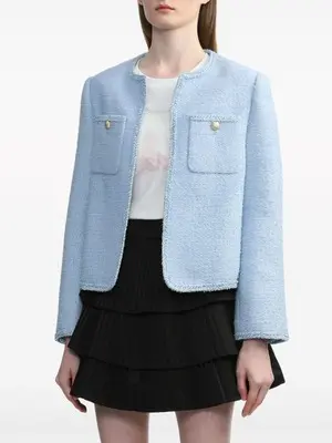 B+AB Braided-trim Tweed Jacket