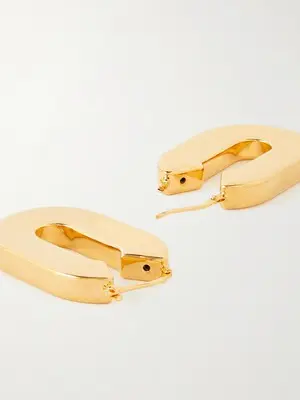 JIL SANDER Tone Hoop Earrings