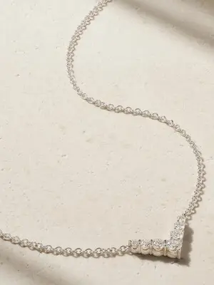 Melissa Kaye Aria V Mini Diamond Necklace - Gold