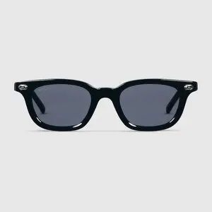 Gucci Oval Frame Sunglasses - Black
