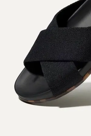 Rothy's The Weekend Slide Sandals - Black