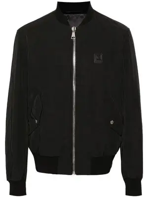 Balmain Logo-appliqué Bomber Jacket