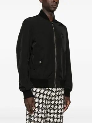 Balmain Logo-appliqué Bomber Jacket
