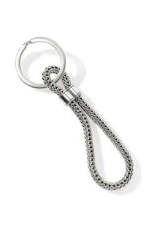 John Hardy Sterling Key Chain - Silver