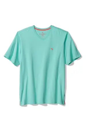 Tommy Bahama New Bali Skyline V-neck T-shirt Blue Swell
