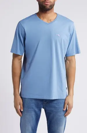 Tommy Bahama New Bali Skyline V-neck T-shirt Buccaneer