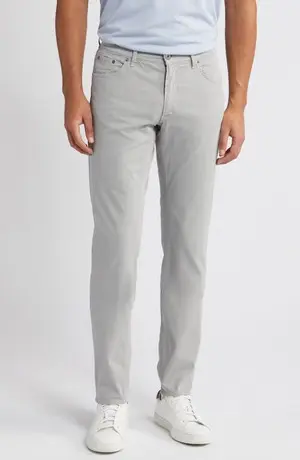 BRAX Chuck Hi Flex Modern Fit Five-pocket Pants - Silver