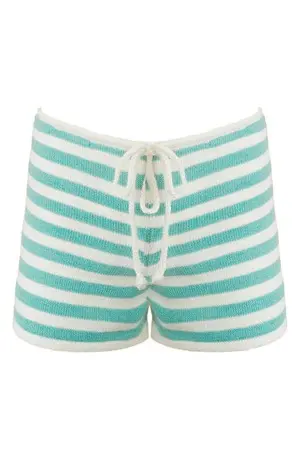 CAPITTANA Maddy Stripe Cover-up Shorts