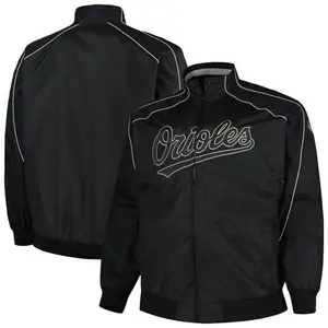 Profile Baltimore Orioles Nylon Full-zip Jacket - Black