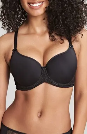 Panache Cari Underwire Spacer T-shirt Bra - Black