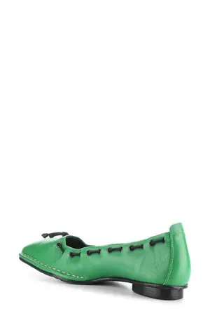 Fly London Bapi Ballet Flat - Green Velvet
