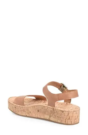 BØRN Sari Platform Sandal - Brown F/g