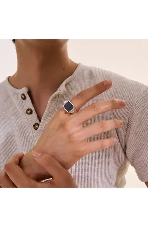 John Hardy Onyx Signet Ring