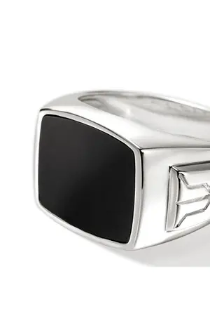 John Hardy Onyx Signet Ring