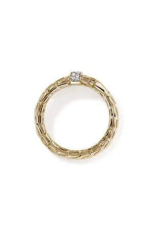 John Hardy Spear Diamond Ring - Gold