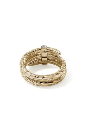 John Hardy Spear Diamond Ring - Gold