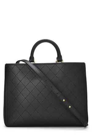 Chanel Quilted Caviar Shopping Tote Large
