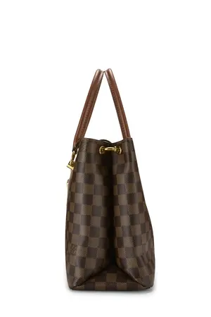 LOUIS VUITTON Damier Ebene Riverside Tote - Black