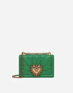 Dolce & Gabbana Medium Devotion Shoulder Bag - Green