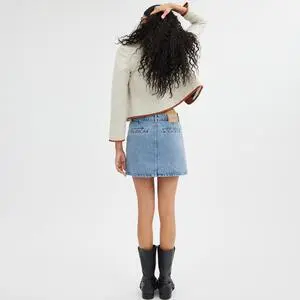 COACH® Denim Skirt