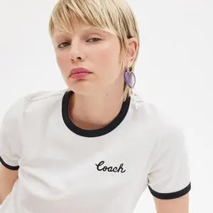 COACH Ringer T-shirt - White