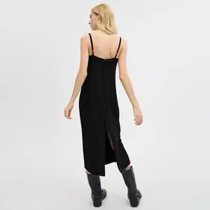 COACH Heritage C Silk Midi Dress