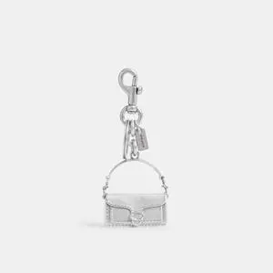 COACH® Tabby Bag Charm - Silver/silver