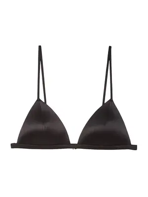 FLEUR DU MAL Silk-blend Wireless Triangle Bra