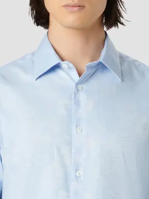Bugatchi Julian Floral Cotton Button-front Shirt