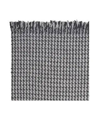 Kas Maui Houndstooth Area Rug, 5' X 8 - Grey