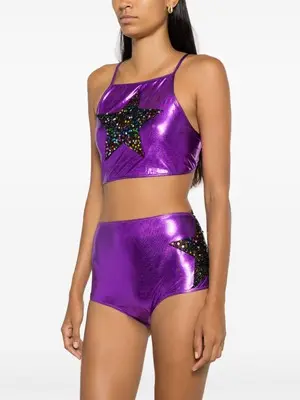 BRIGITTE Sequinned Bikini Set