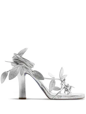 Burberry Metallic Sandals For Women