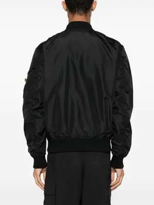 Alpha Industries Zip-up Bomber Jacket - Black