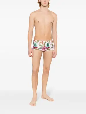 LYGIA & NANNY Copacabana Floral-print Trunks - Multicolour
