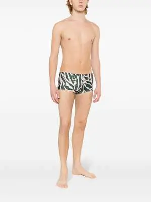 LYGIA & NANNY Copacabana Leaf-print Swimming Trunks - Multicolour