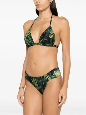 LYGIA & NANNY Vicky Leaf-print Bikini