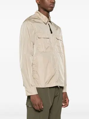 Aspesi Logo-print Lightweight Shirt Jacket