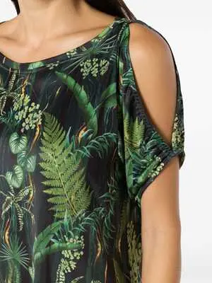 LYGIA & NANNY Allat Leaf-print Tunic