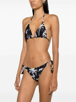 LYGIA & NANNY Maya Graphic-print Bikini - Black