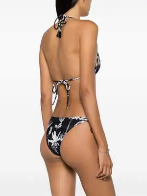 LYGIA & NANNY Maya Graphic-print Bikini - Black