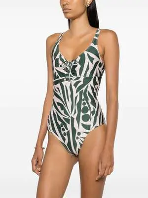 LYGIA & NANNY Abstract-print One-piece
