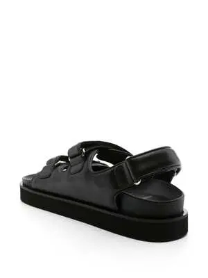 Maje Touch-strap Leather Sandals