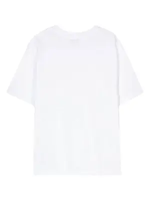 Maison Labiche Slogan-embroidered T-shirt - White