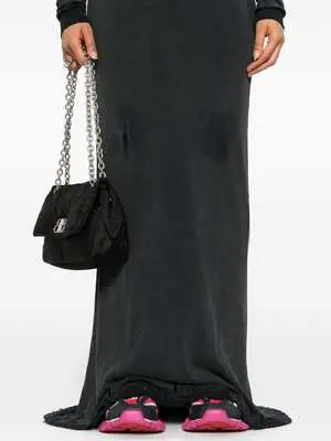 Balenciaga Distressed Maxi Dress - Black
